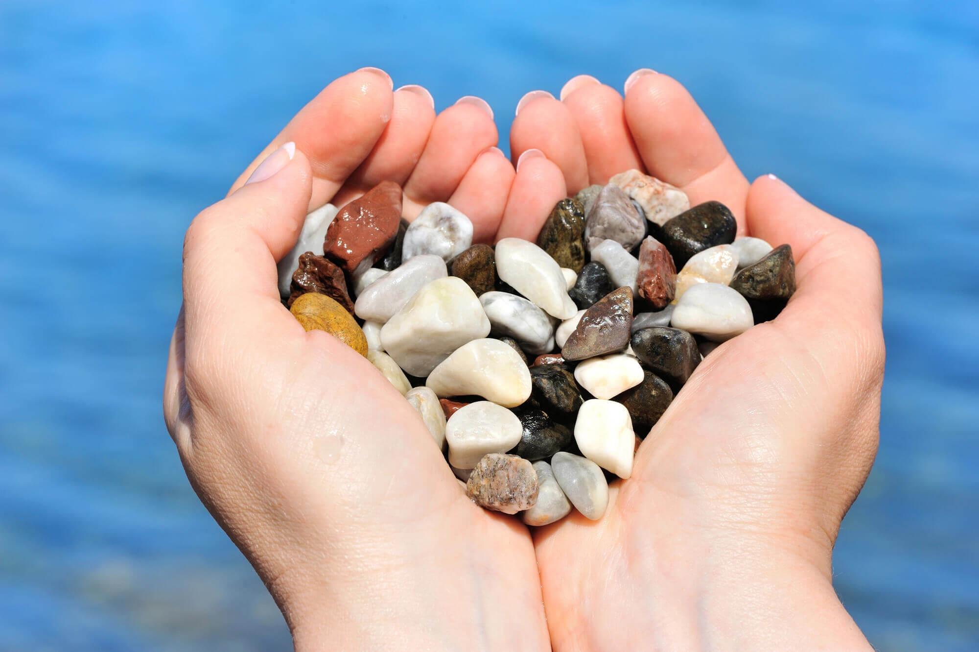 Little Girl with a Pocket Full of Stones - A sacred space where your ...